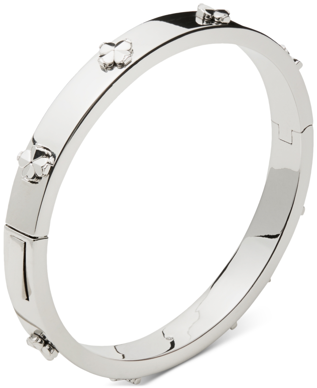 Click here for kate spade new york Spade Flower Hinge Bangle Brac... prices