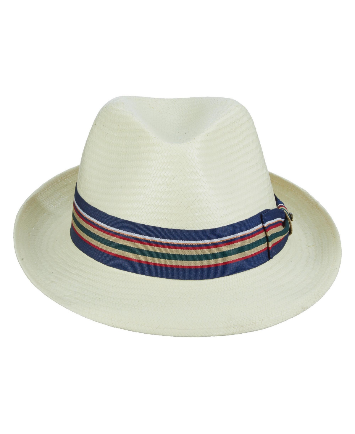 Click here for Scala Mens Bu Toyo Fedora Ribbon Hat - Ivory prices