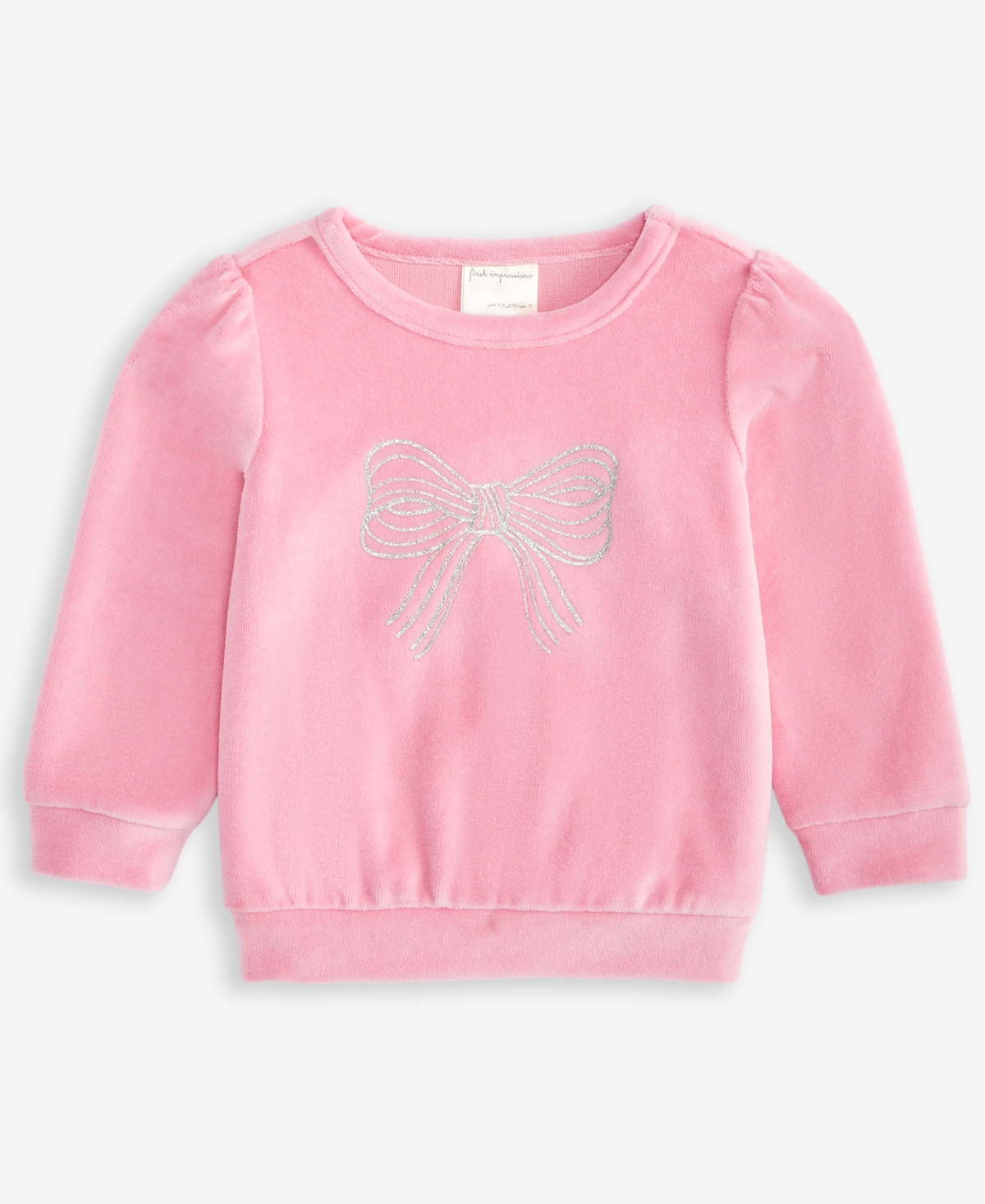 Click here for First Impressions Baby Girls Long-Sleeve Glitter-B... prices