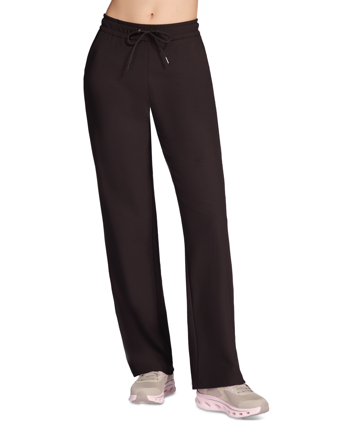 Click here for Skechers Womens GoLuxe Ribbed Pants - Desert prices