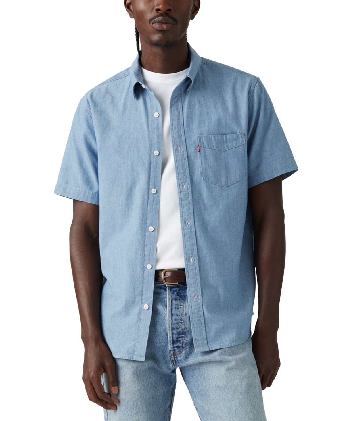 Click here for Levis Mens Classic 1 Pocket Short Sleeve Regular F... prices