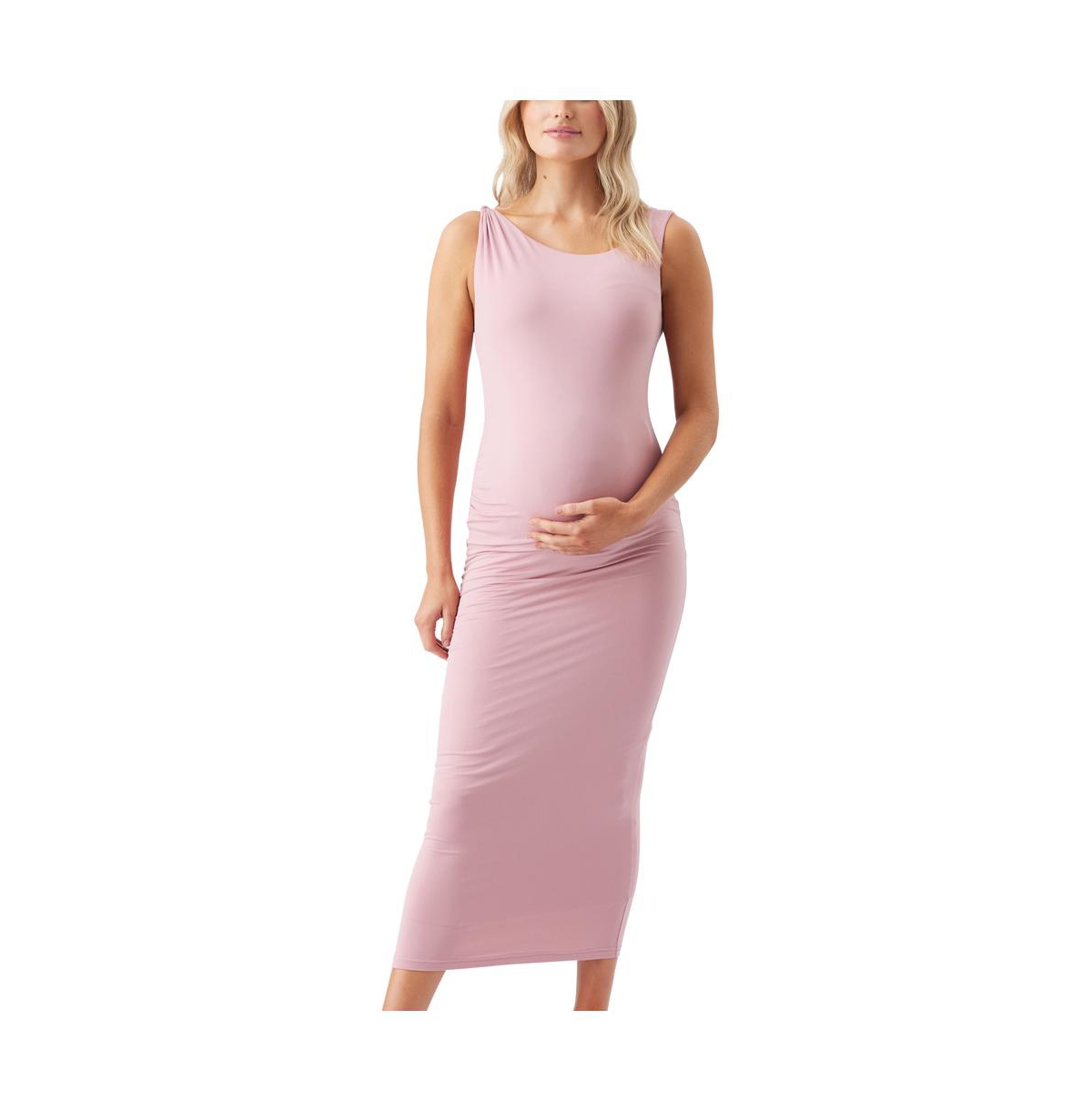 Click here for Luxe Knit Off Shoulder Dress - Pink prices
