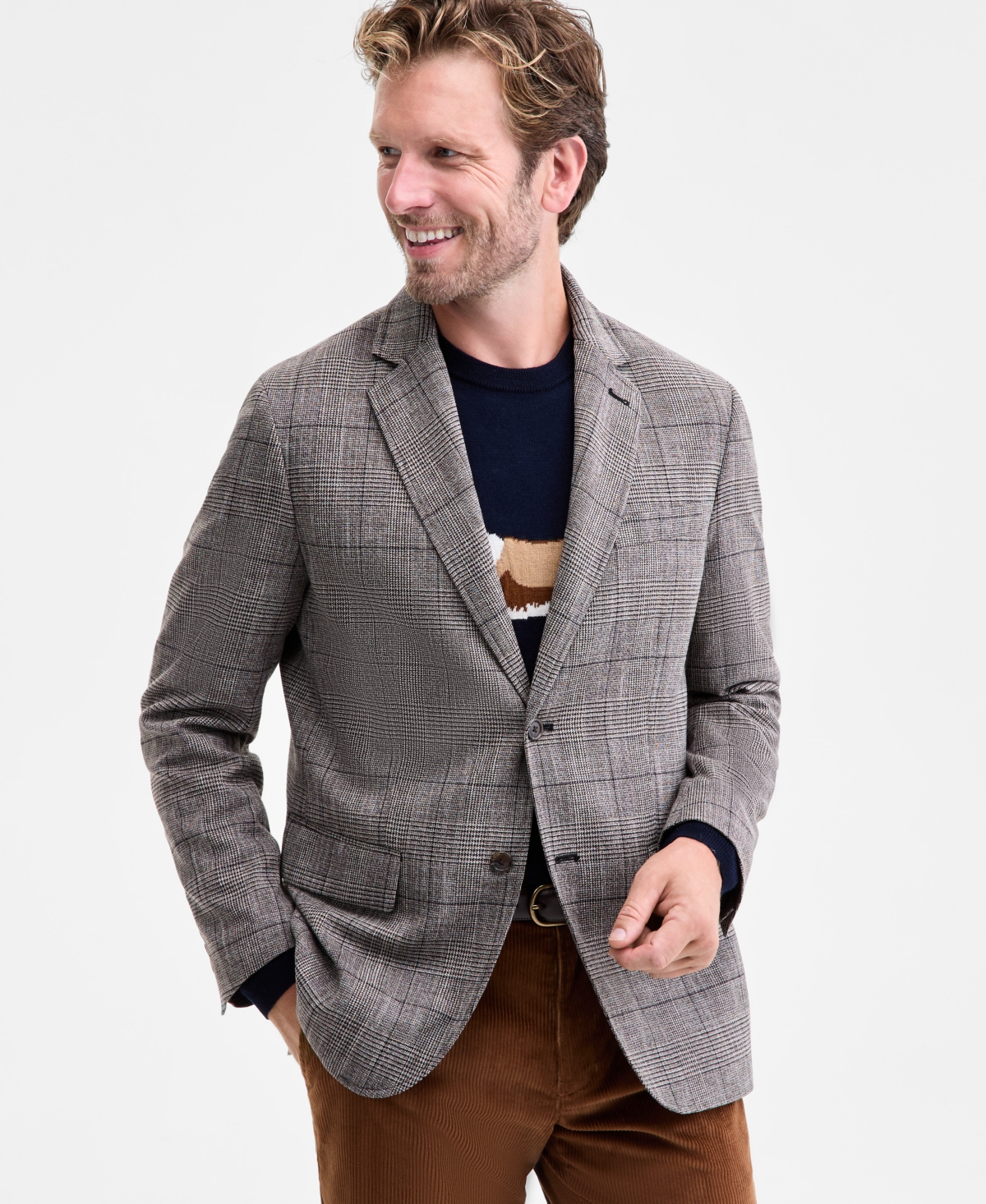 Click here for Club Room Mens Sharp Plaid Sport Coat  Macys Exclu... prices