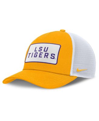Nike Men's Gold/White LSU Tigers 2025 On-Field Rise Patch Trucker ...