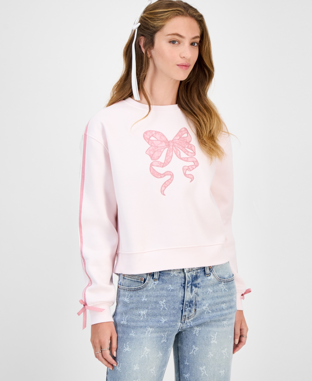Click here for Rebel Veil Juniors Novelty Crewneck Sweatshirt - B... prices