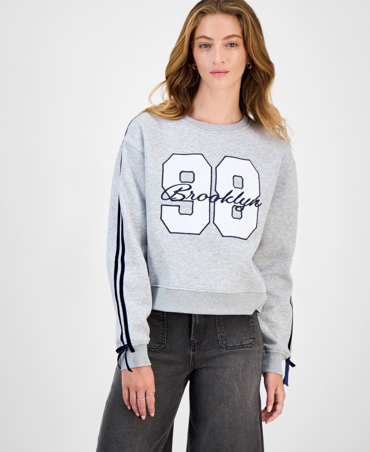 Click here for Rebel Veil Juniors Novelty Crewneck Sweatshirt - G... prices