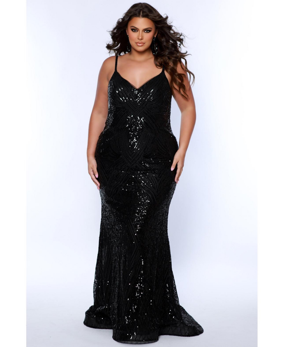 Click here for Sydneys Closet Womens Fitted V-neck Spaghetti Stra... prices