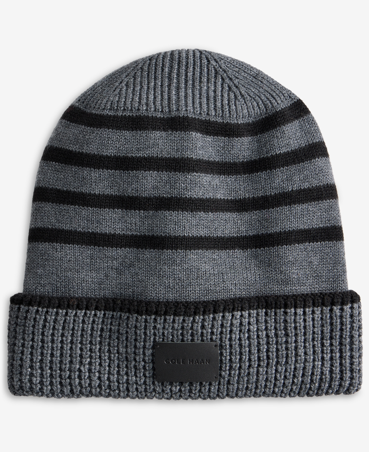 Click here for Cole Haan Mens Heritage Stripe Cuffed Beanie - Gua... prices