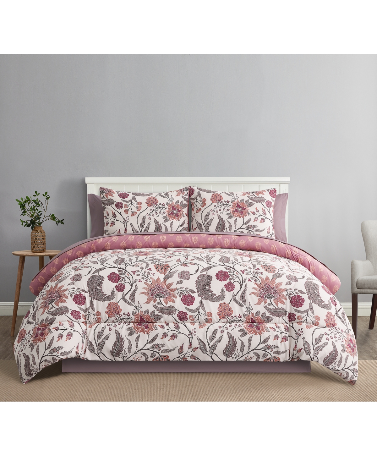 Click here for Highline Bedding Co. Giada Floral Reversible Comfo... prices