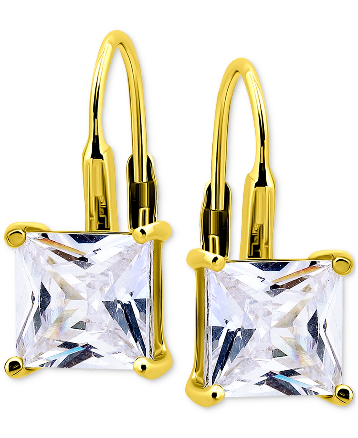 Click here for Giani Bernini Cubic Zirconia Square Leverback Drop... prices