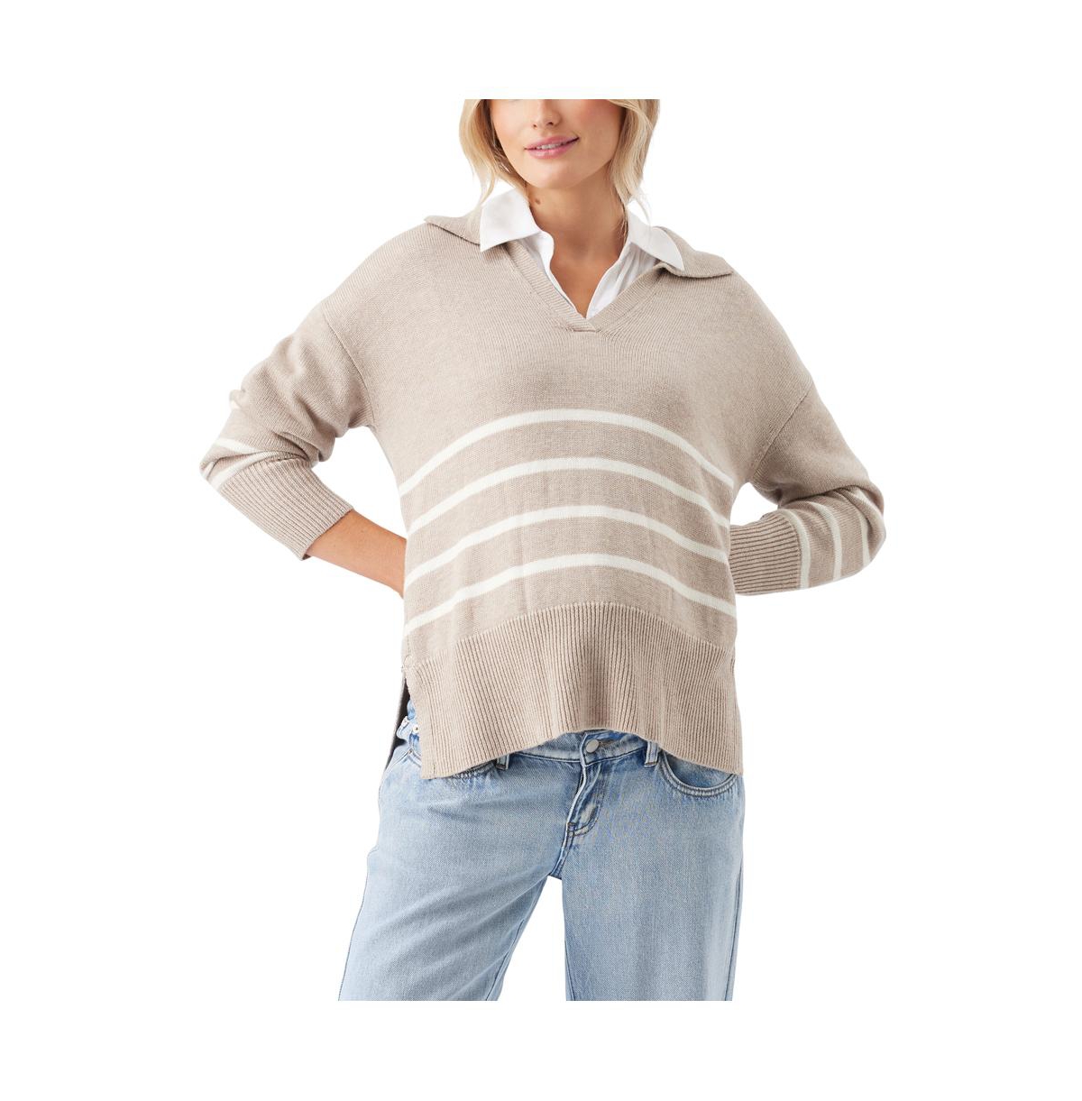 Click here for Lori Nursing Knit - Latte / chalk prices
