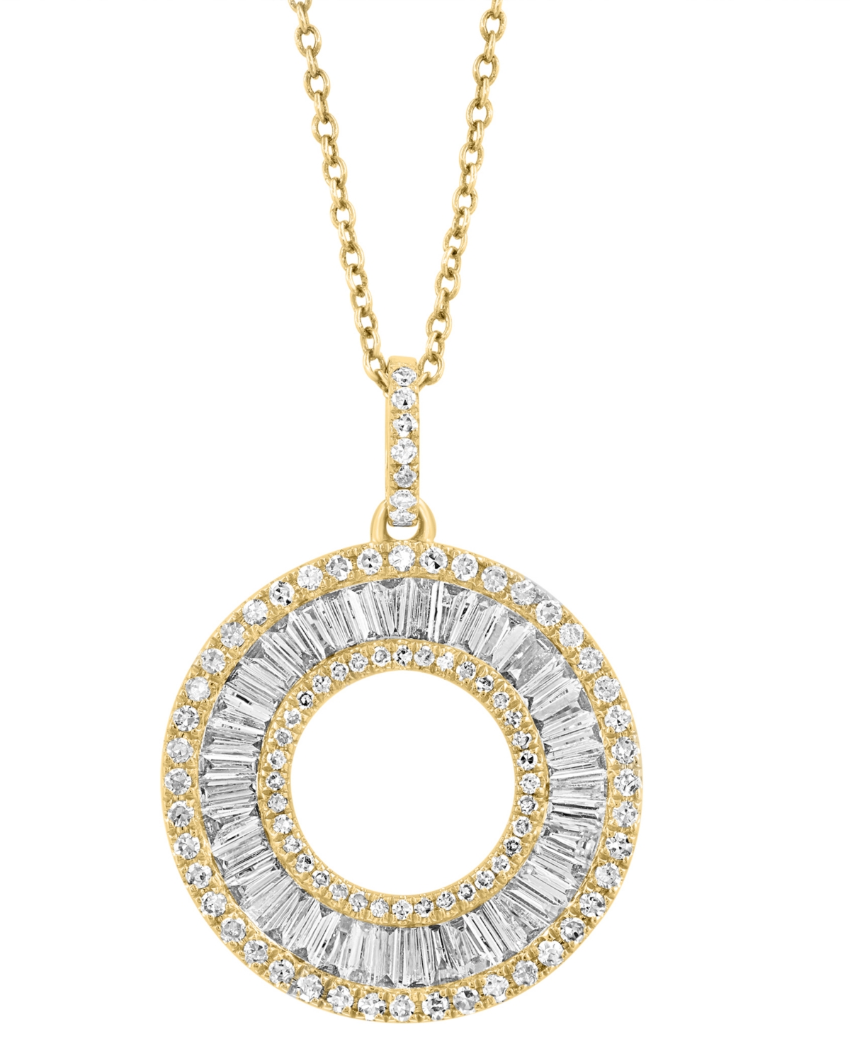 Click here for Effy Collection Diamond Circle Pendant Necklace (1... prices