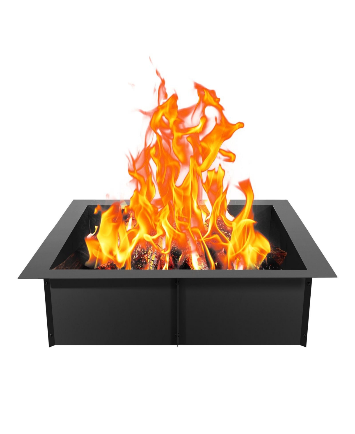 Click here for Slickblue Square Steel Fire Pit Ring Liner –... prices