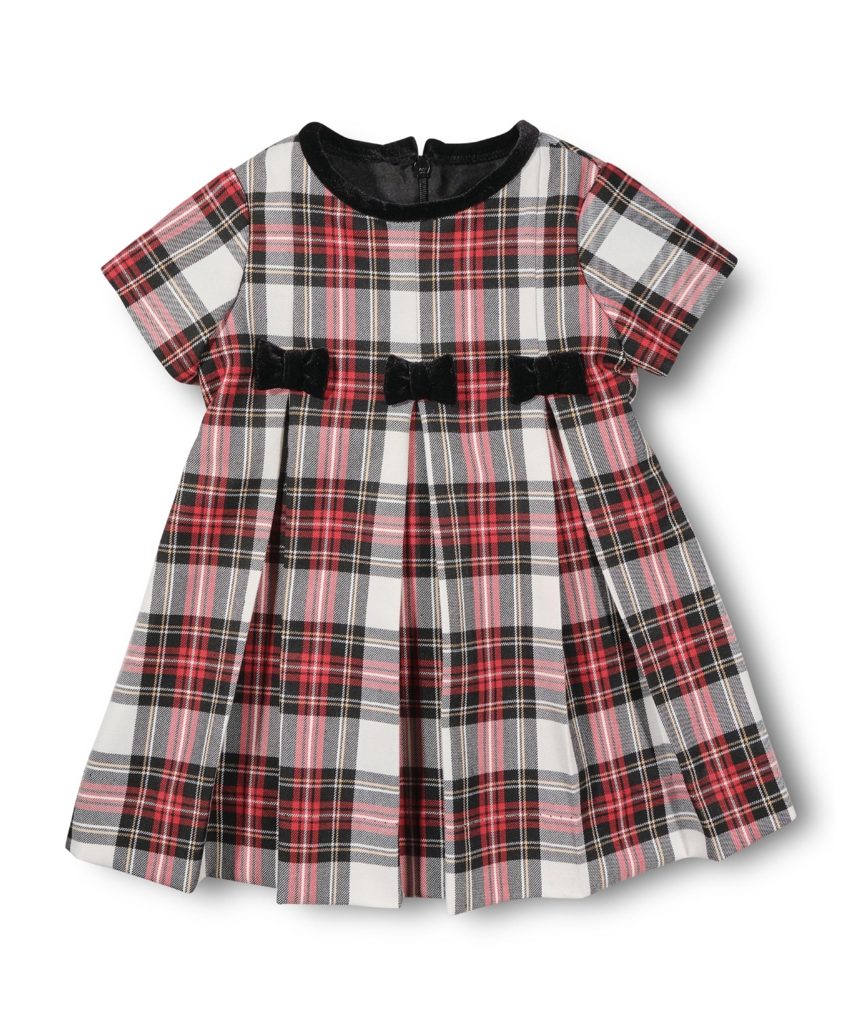 Click here for Florence Eiseman Plaid Dress With Bows - Red prices