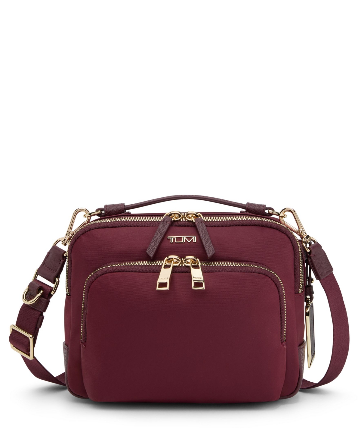 Click here for Tumi Voyageur Teghan 8.25 Crossbody Bag - Wine prices