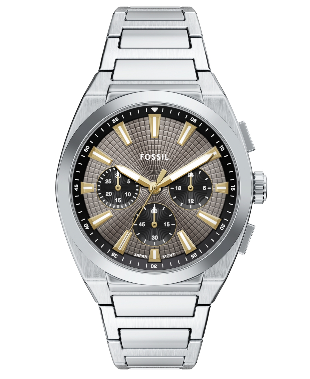 Click here for Fossil Mens Everett Chronograph Stainless Steel Wa... prices