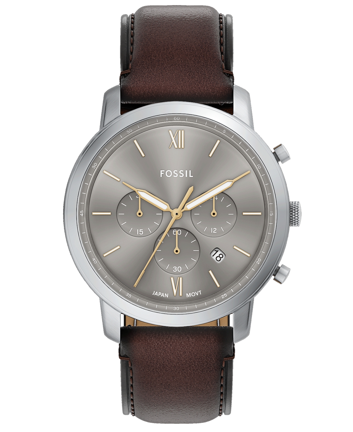 Click here for Fossil Mens Neutra Chronograph Brown Leather Watch... prices