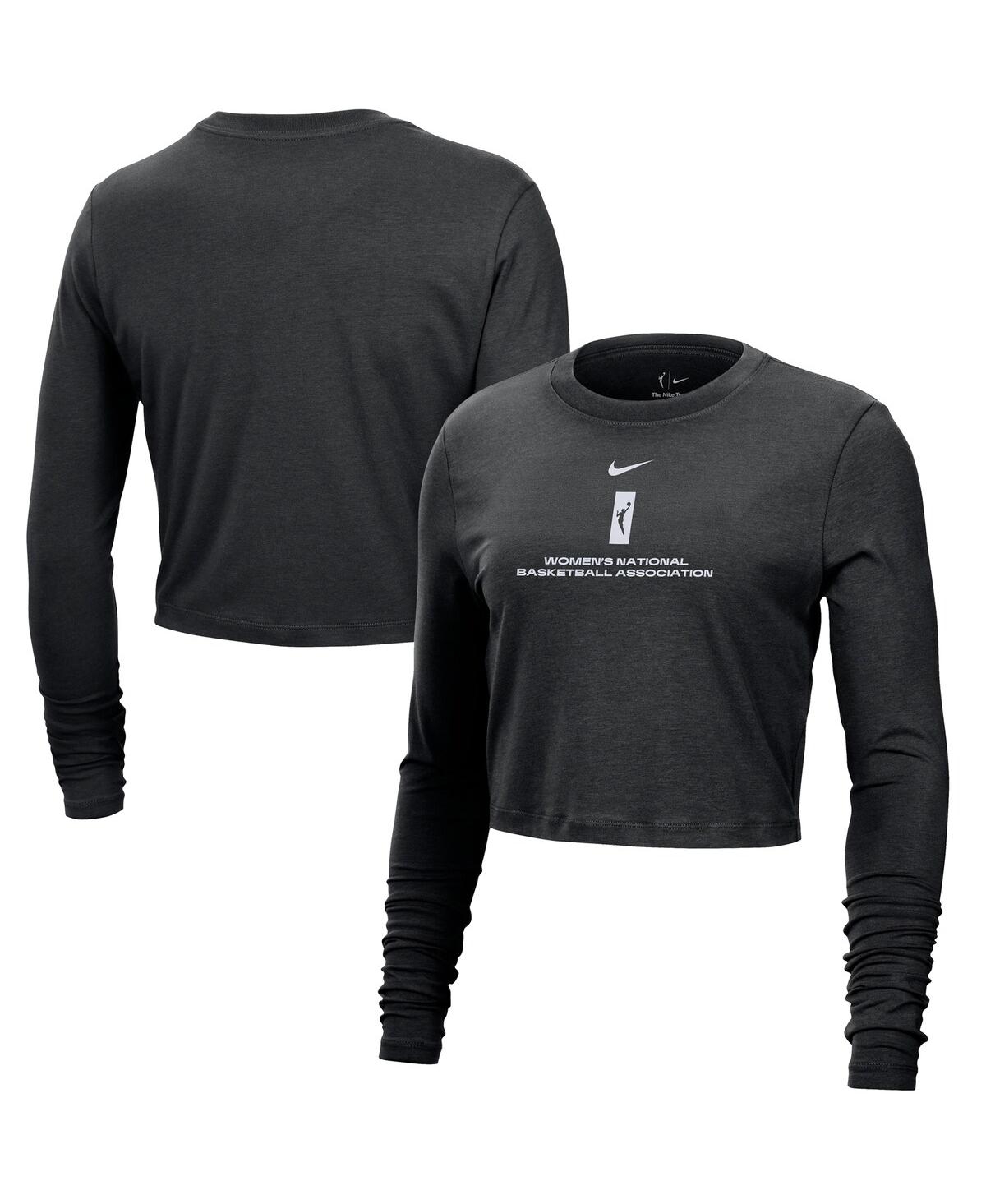 Click here for Nike Womens Black Wnba Team 13 Cropped Tri-Blend L... prices