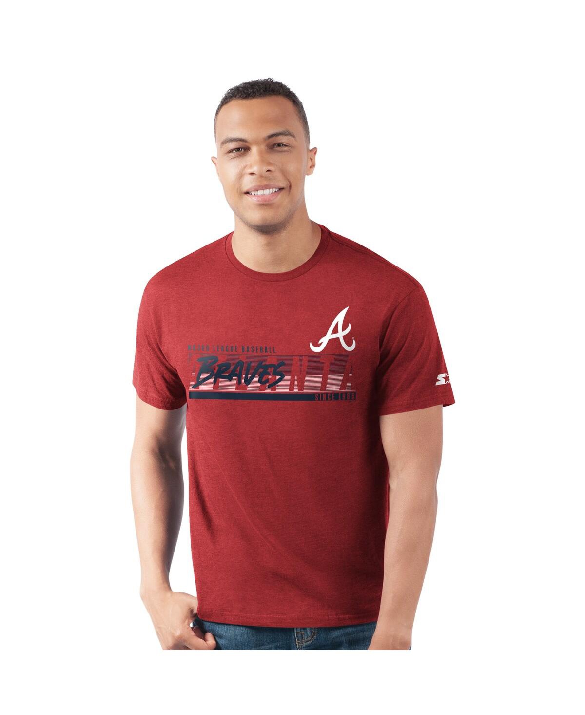 Click here for Starter Mens Red Atlanta Braves Prime Time Team T-... prices