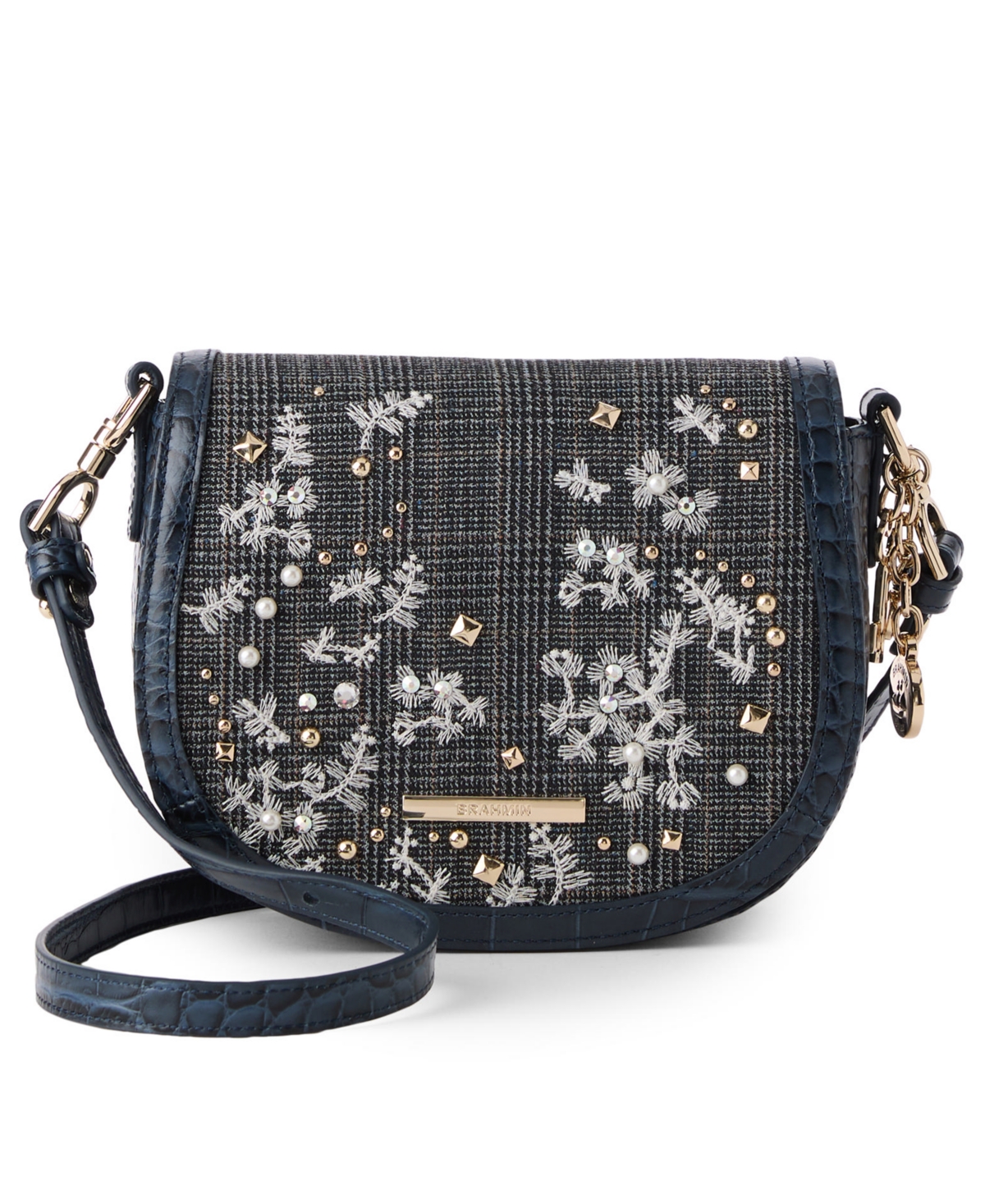 Click here for Brahmin Briar Mini Leather Crossbody - Multi River... prices