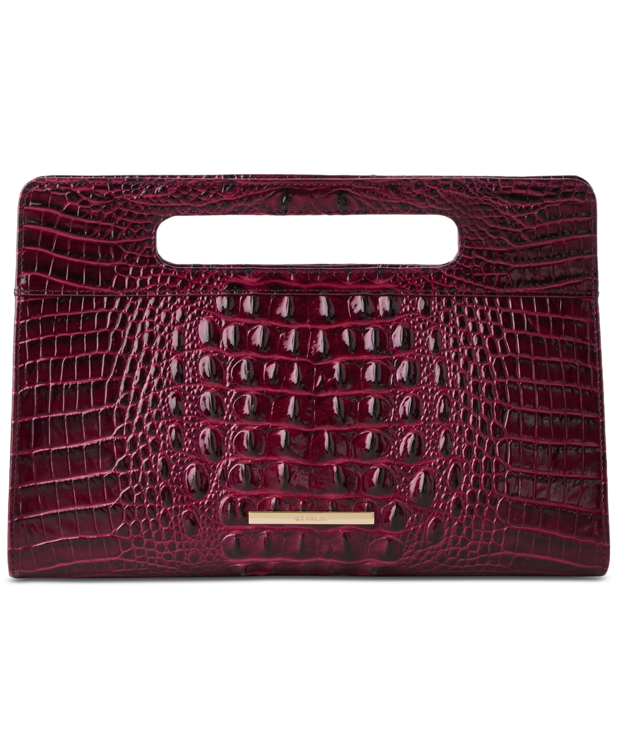 Click here for Brahmin Ravina Leather Melbourne Clutch - Cherry L... prices
