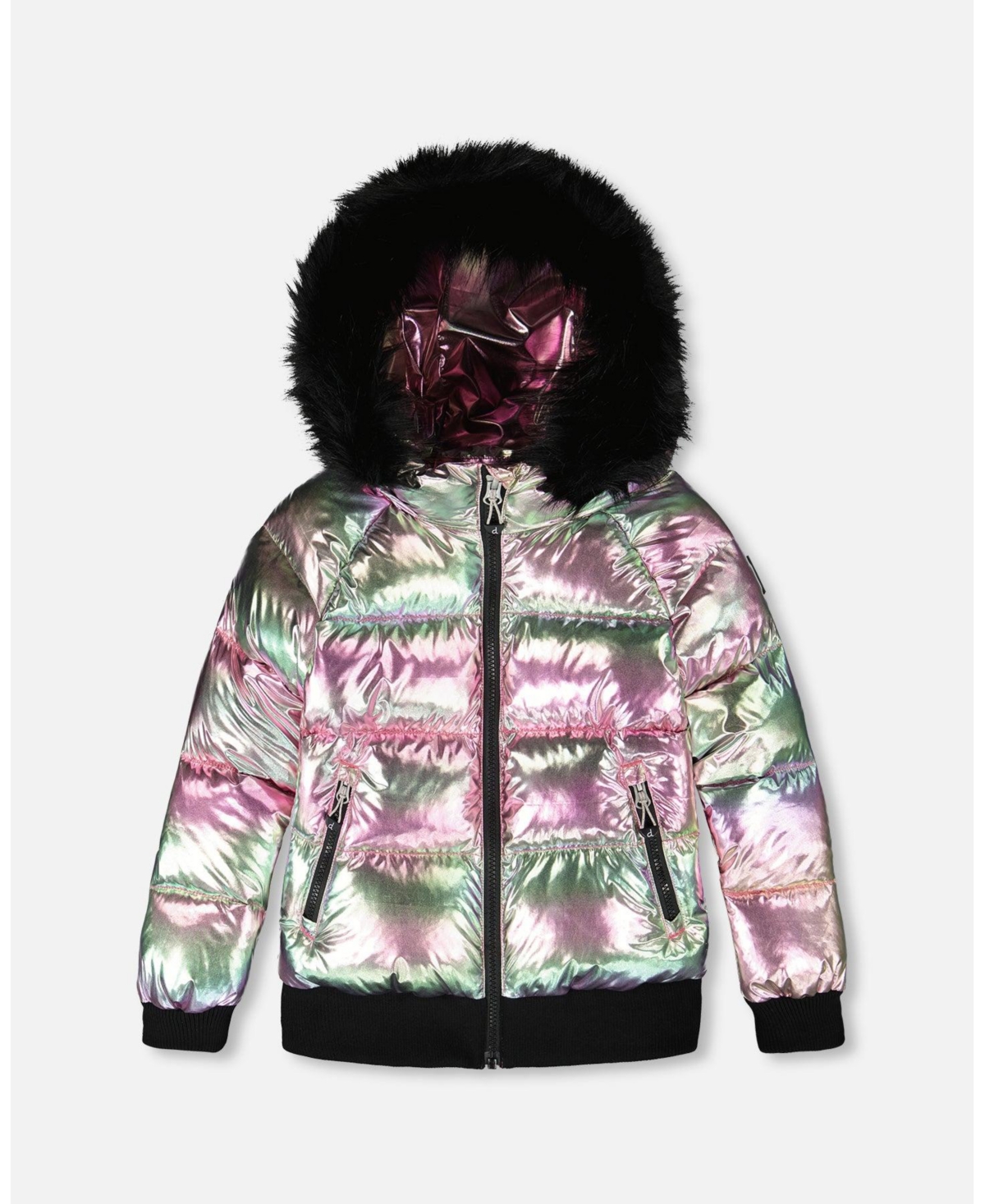 Deux par Deux Boys Quilted Bomber-Style Winter Coat - Little Kid  Big Kid