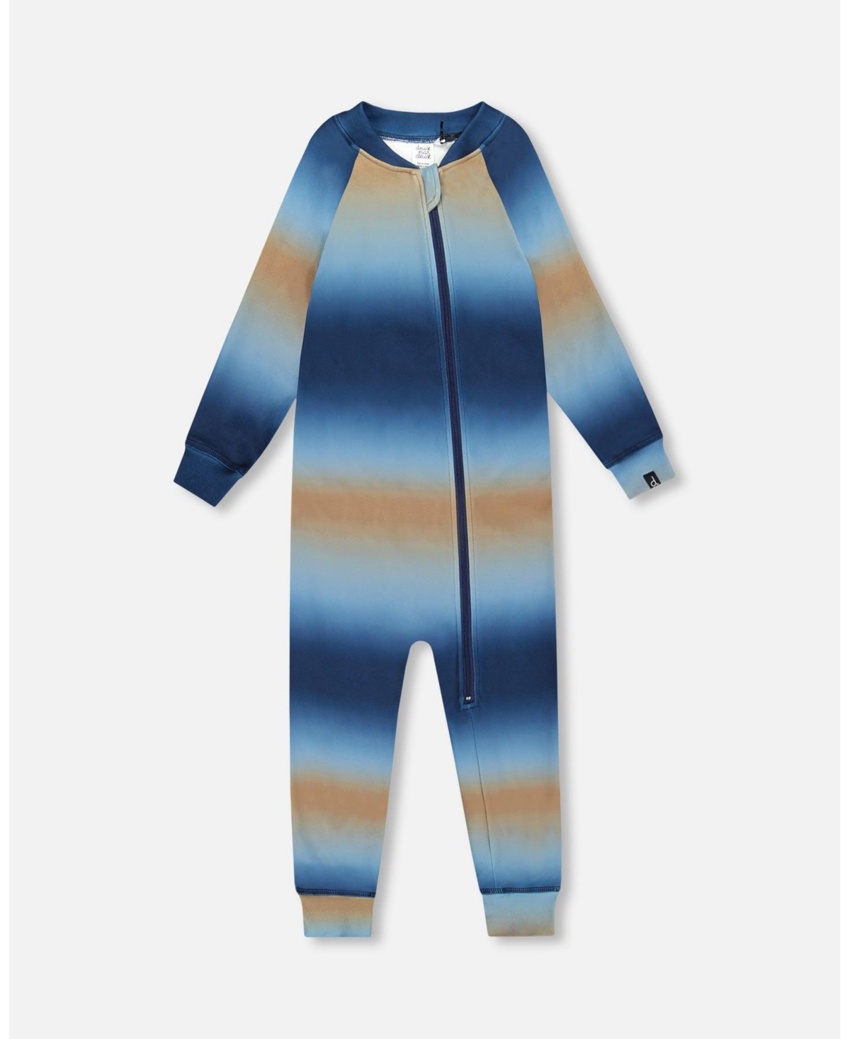 Click here for Deux par Deux Boy One-Piece Thermal Underwear Blue... prices