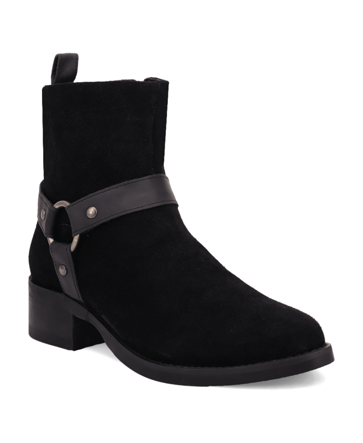 Click here for Dingo Mens Matador Suede Leather Boot - Black prices
