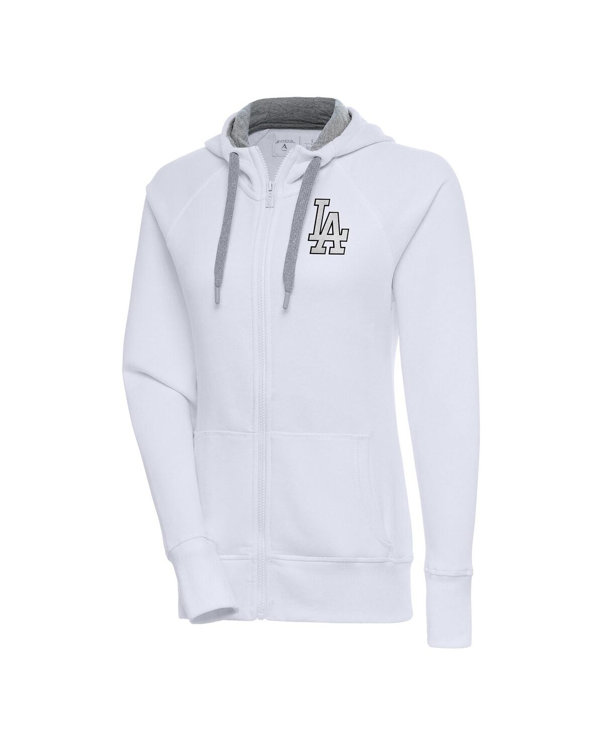Click here for Antigua Womens White Los Angeles Dodgers Brushed M... prices