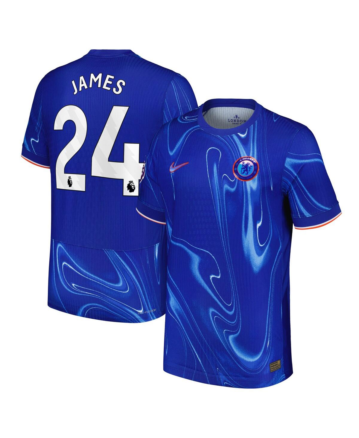 Click here for Nike Mens Reece James Blue Chelsea 2024/25 Home Au... prices