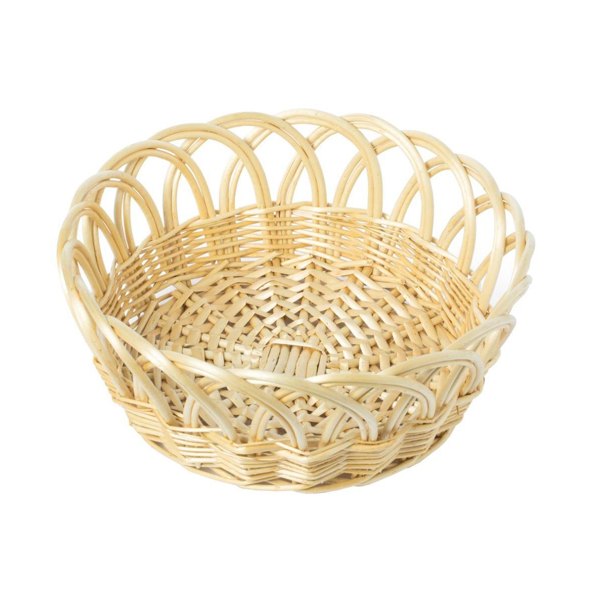 Click here for Wickerwise 16 Inch Decorative Round Fruit Bowl Bre... prices