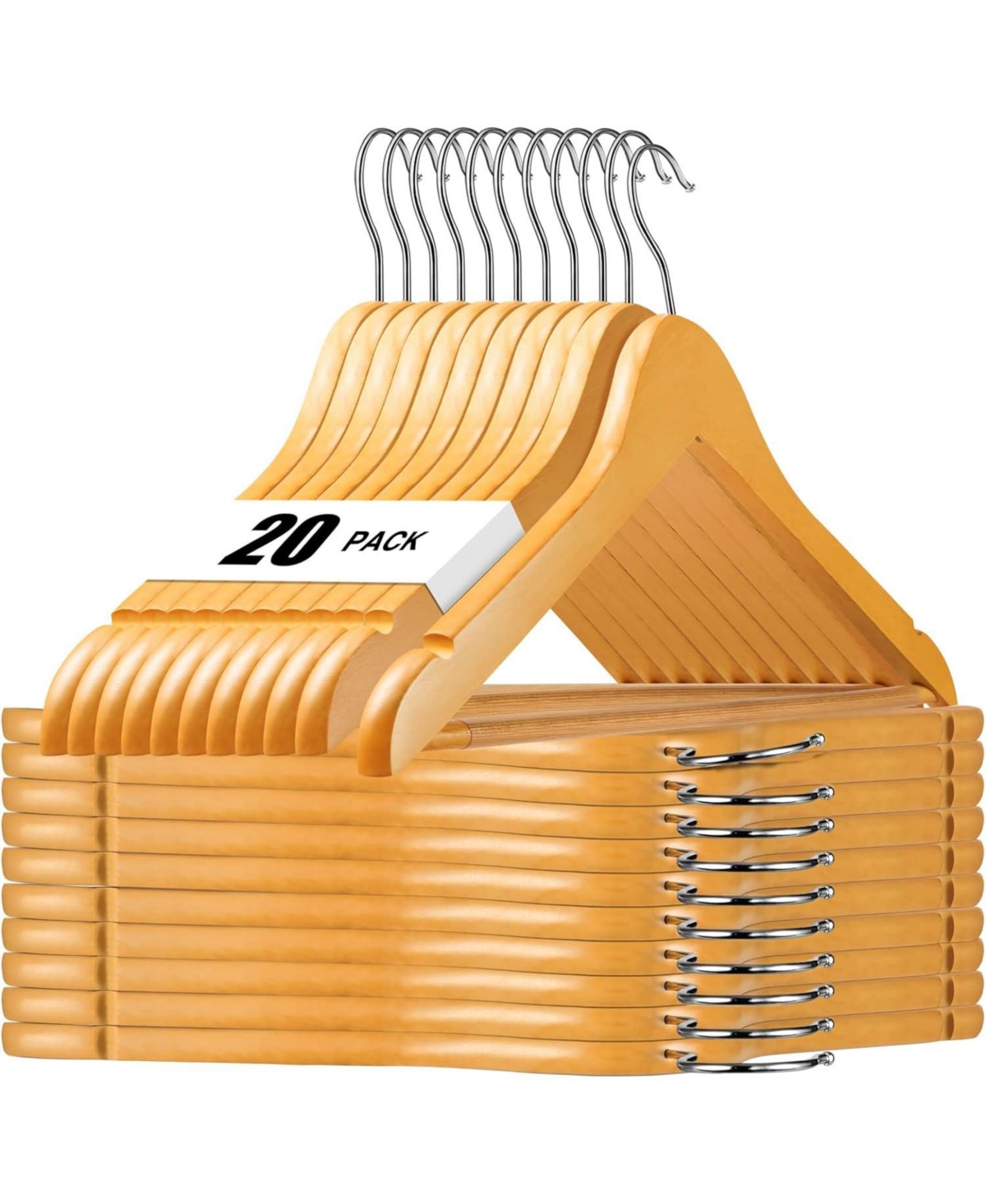 Click here for Premium Coat & Suit Heavy Duty Wooden Hangers Natu... prices