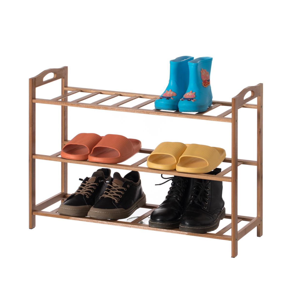 Click here for Basicwise Bamboo Storage Shoe Rack  Free Standing... prices