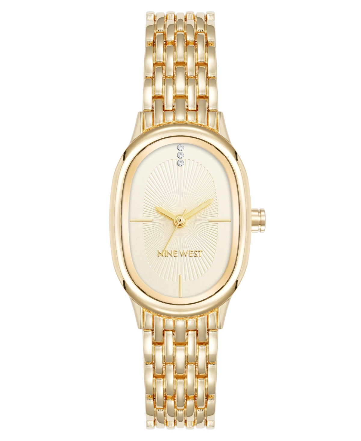 Click here for Anne Klein Womens Quartz Delicate Oval Gold-Tone M... prices