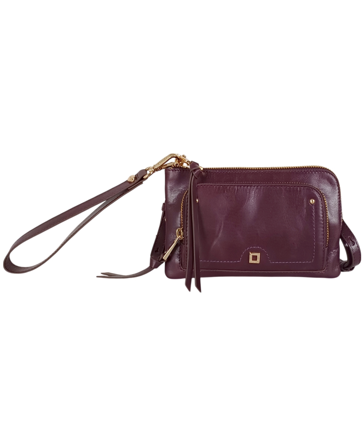 Click here for Lodis Glace Zip Around Wristlet - Wine prices