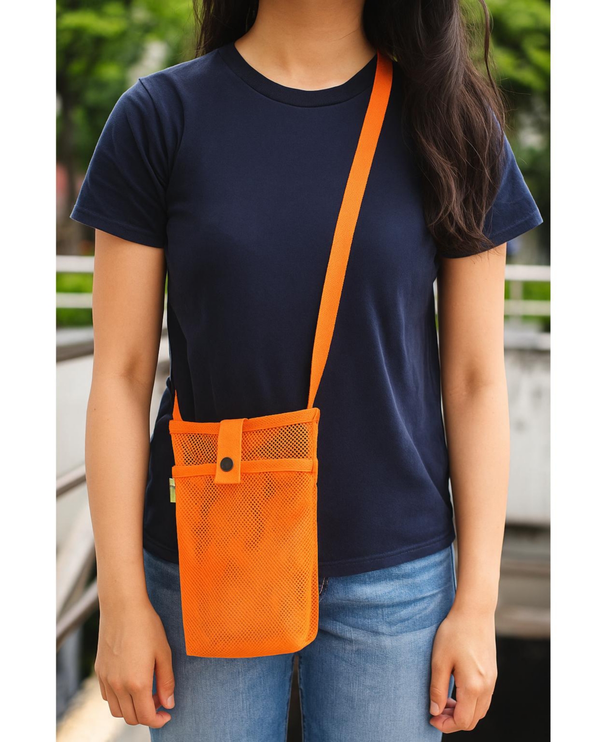 Click here for Seamless Outdoors Mesh See Thru Travel Tote - Oran... prices