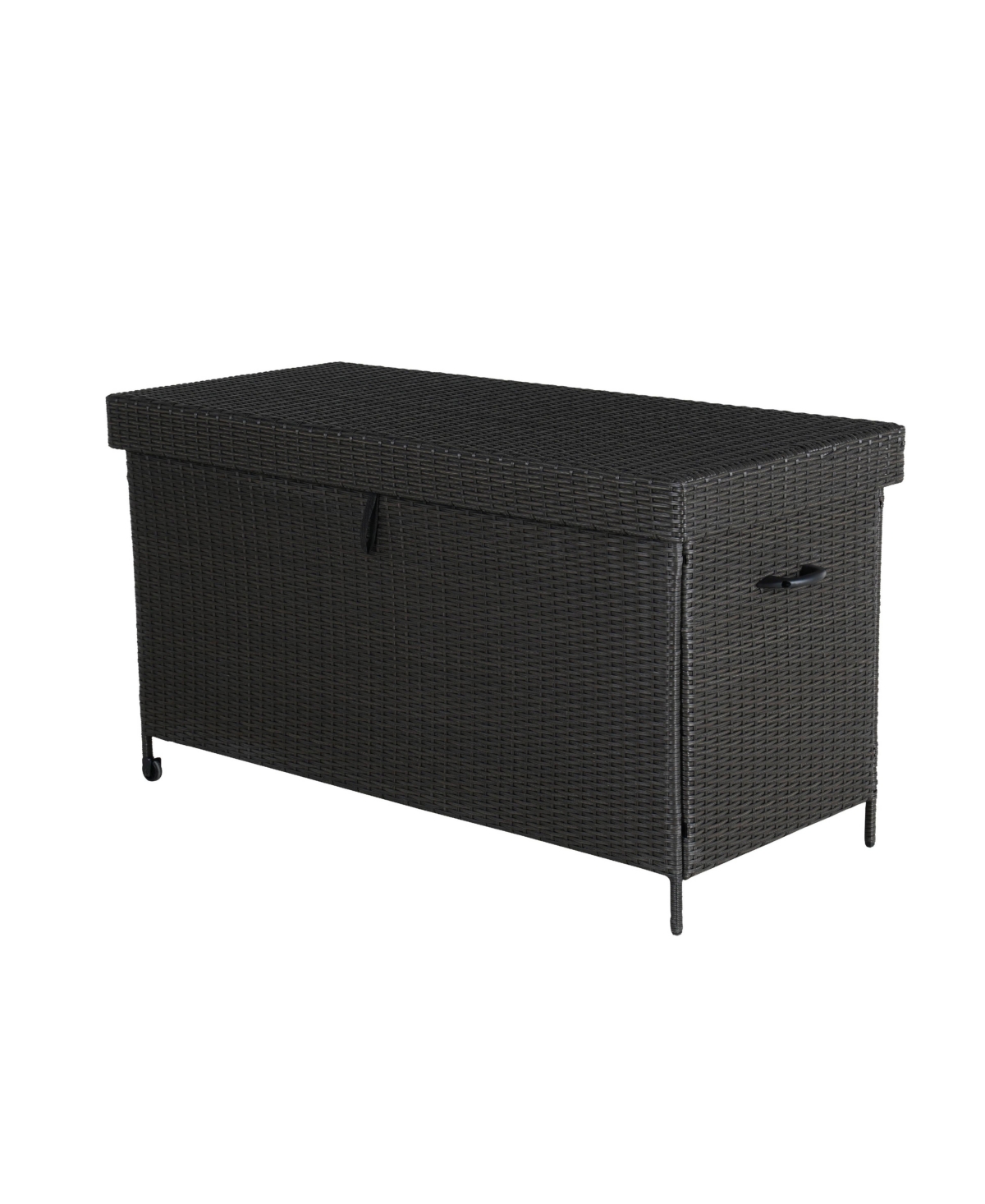 Click here for Mondawe Outdoor Resin Willow Storage Box With Soft... prices