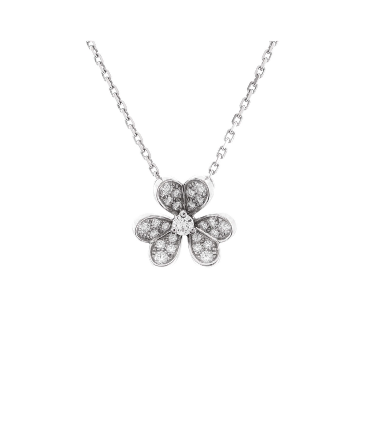 Click here for Pre-Owned Van Cleef & Arpels Frivole Pendant Neckl... prices