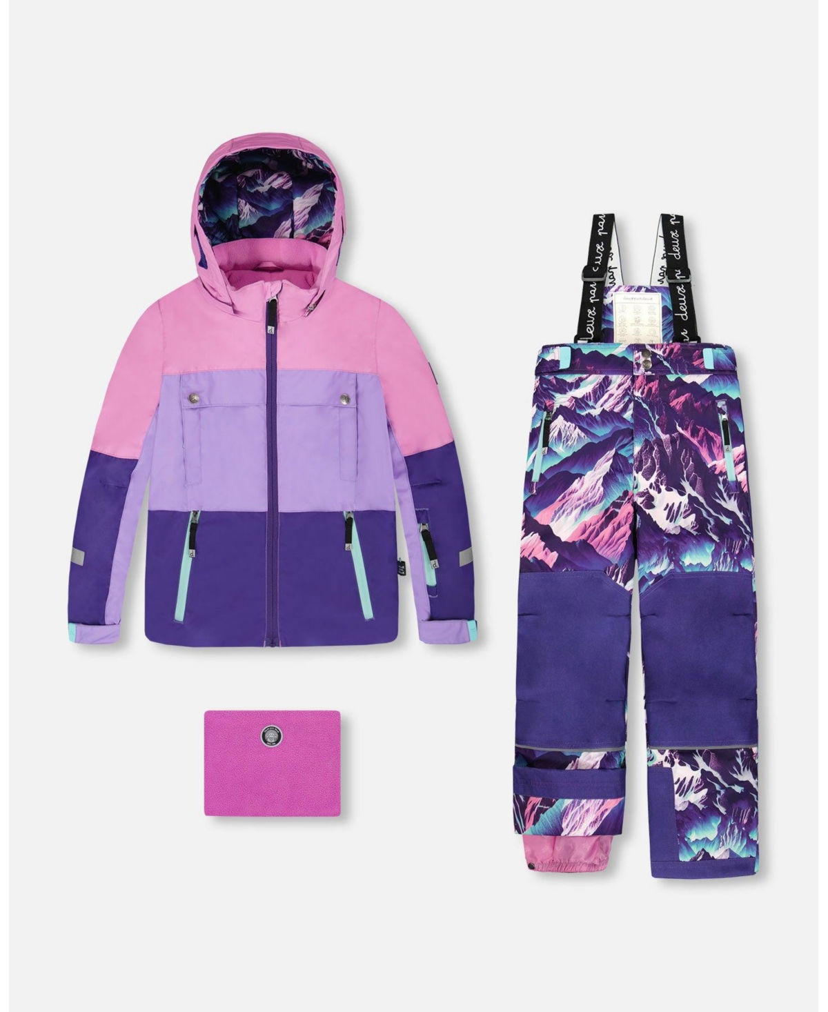 Click here for Deux par Deux Girl Two-Piece Teknik Snowsuit Purpl... prices