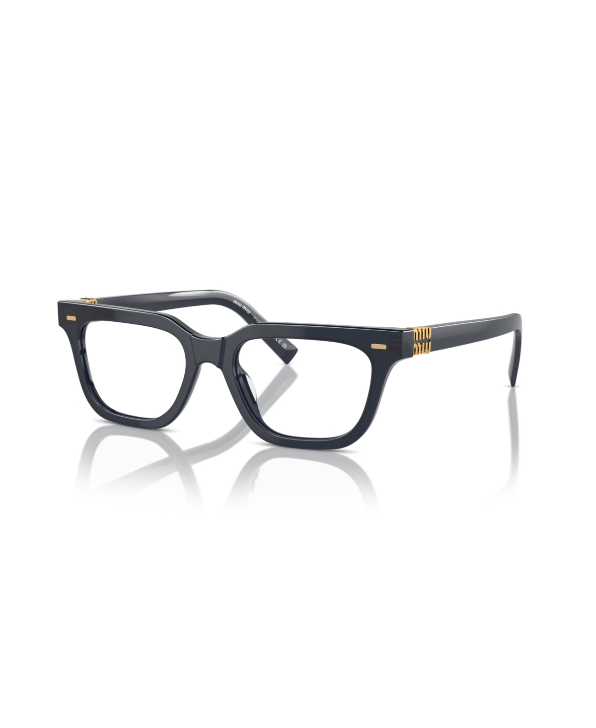 Click here for Miu Miu Womens Rectangle Eyeglasses  Mu 07XV - Blu... prices