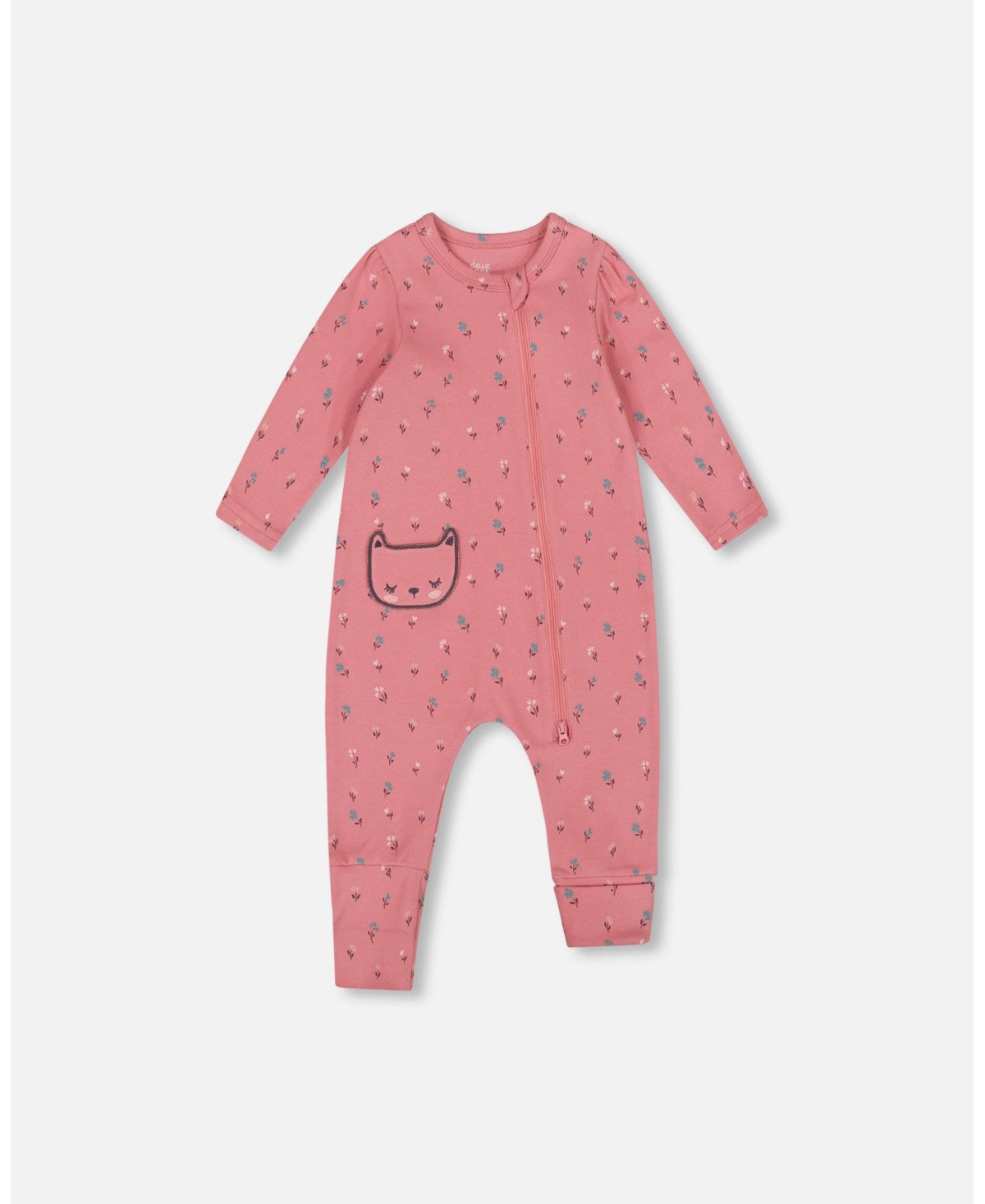 Click here for Deux par Deux Baby Girls Cotton Zipped Romper Pink... prices