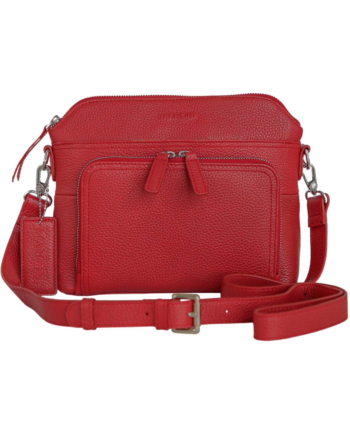 Click here for Mancini Sheilagh Mini Crossbody Bag - Red prices