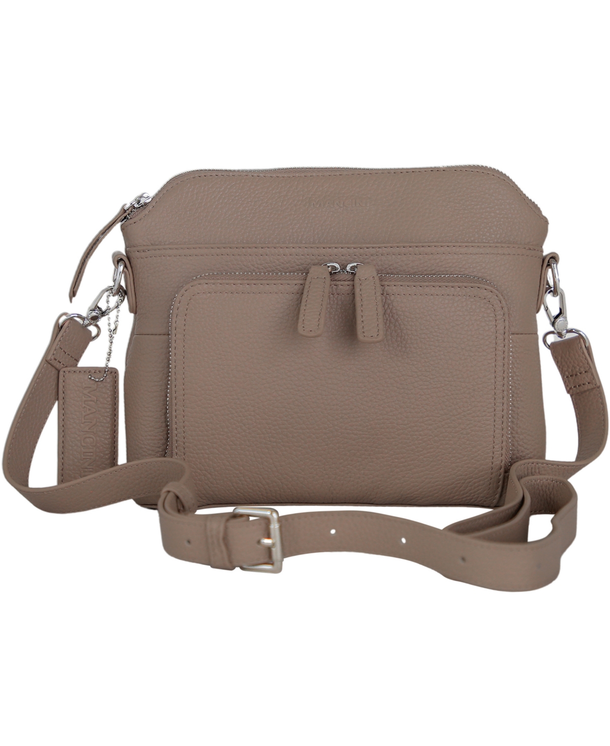 Click here for Mancini Sheilagh Mini Crossbody Bag - Champagne prices