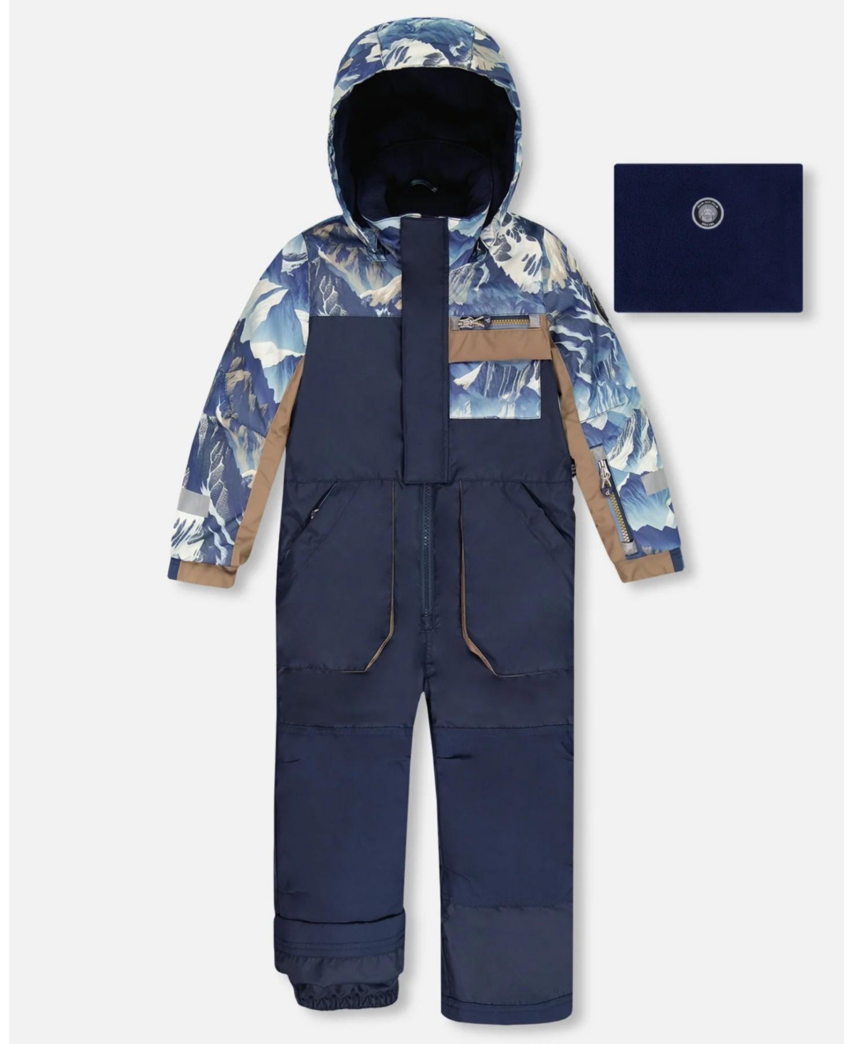 Click here for Deux par Deux Boy One-Piece Play Snowsuit with Mou... prices