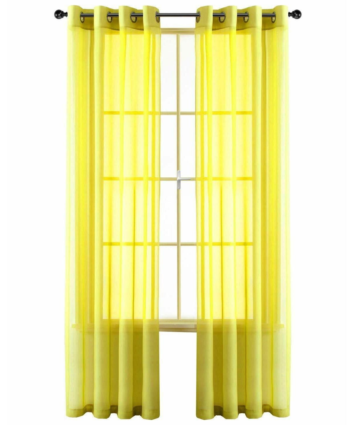 Click here for GoodGram Basic Home Grommet Top Sheer Single Windo... prices