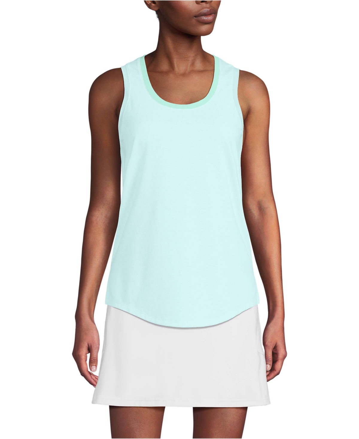 Click here for Lands End Womens Sleeveless Power Performance Scoo... prices