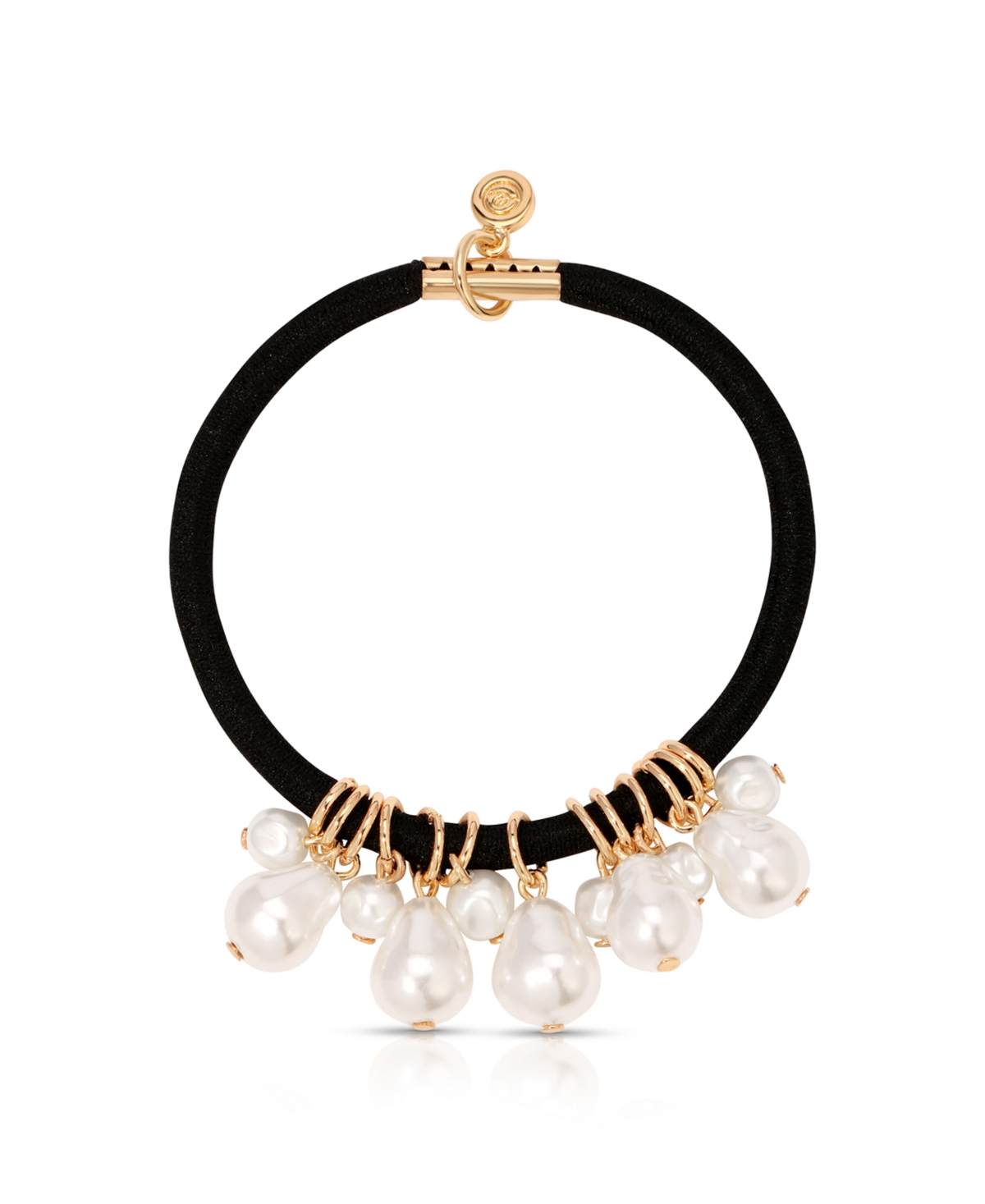 Click here for Ettika Mermaid Cultivated Pearl Hair Tie - Gold prices