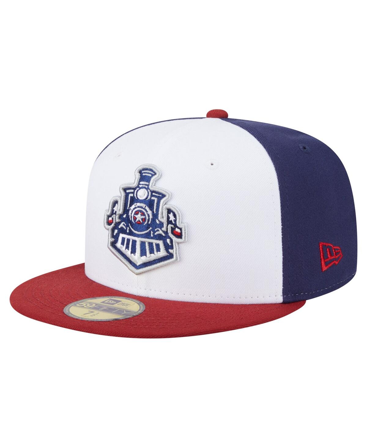 Click here for New Era Mens White/Red Round Rock Express Authenti... prices