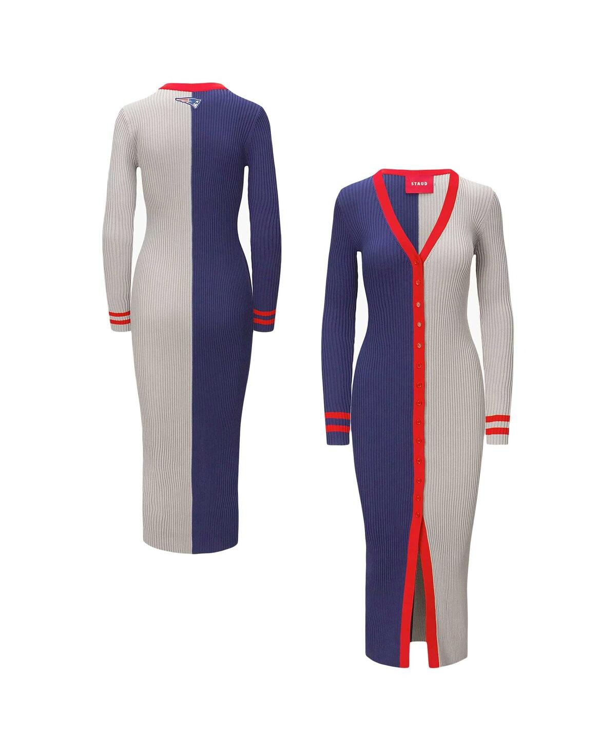 Click here for Staud Womens Navy/Gray New England Patriots Shoko... prices