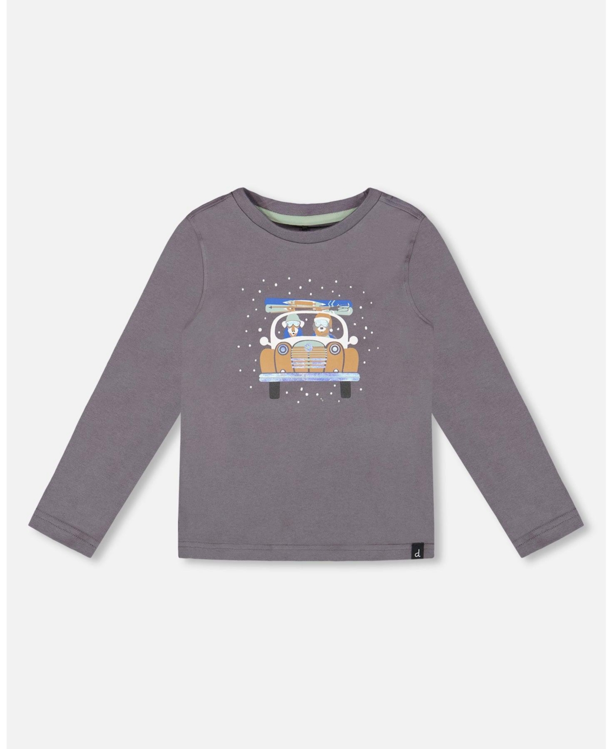 Deux par Deux Boys Long Sleeve Organic Cotton Jersey Tee - Little Kid  Big Kid